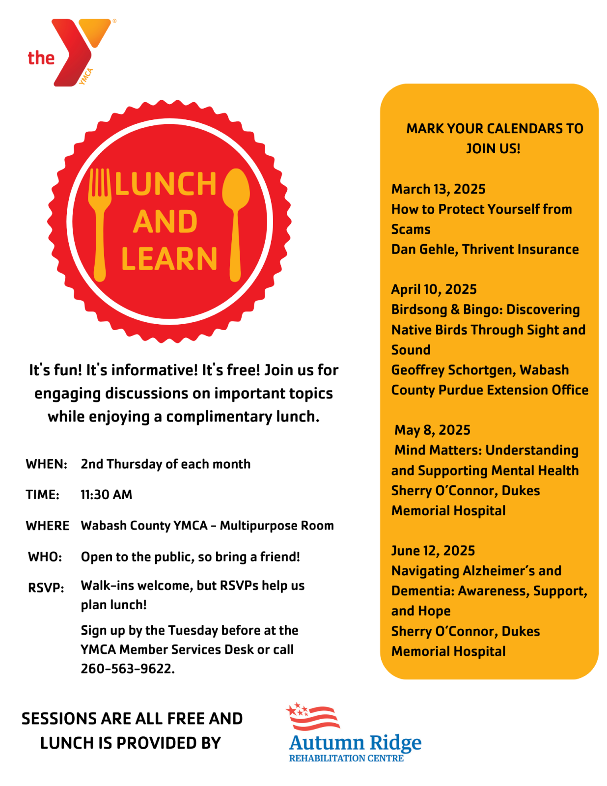 LUNCH & LEARN | Wabash County YMCA